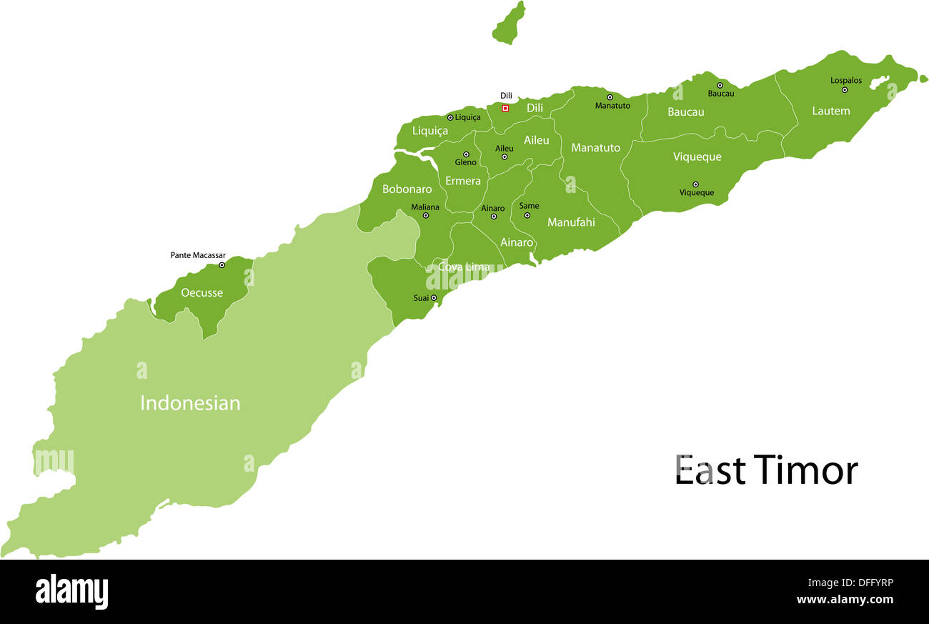 East timor map hi-res stock photography and images - Alamy