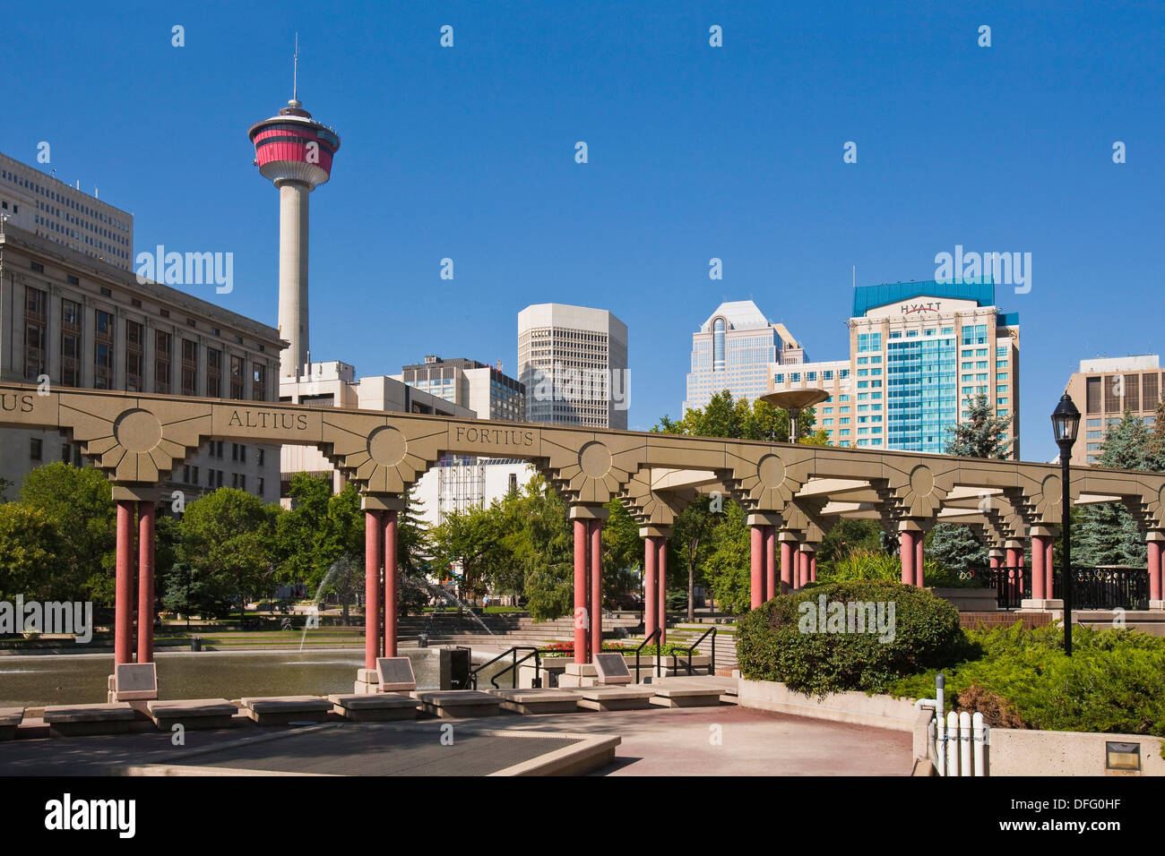 Calgary olympic plaza hi-res stock photography and images - Alamy