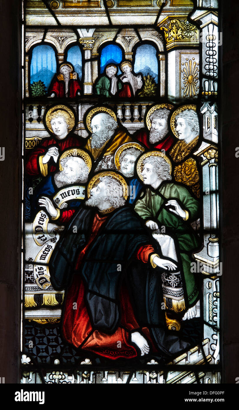Apostles stained glass hi-res stock photography and images - Alamy
