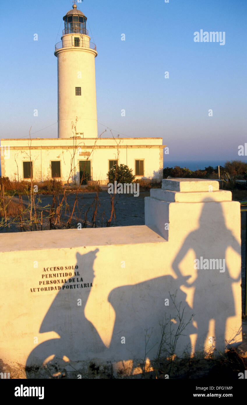 La mola lighthouse and cycle hi-res stock photography and images - Alamy