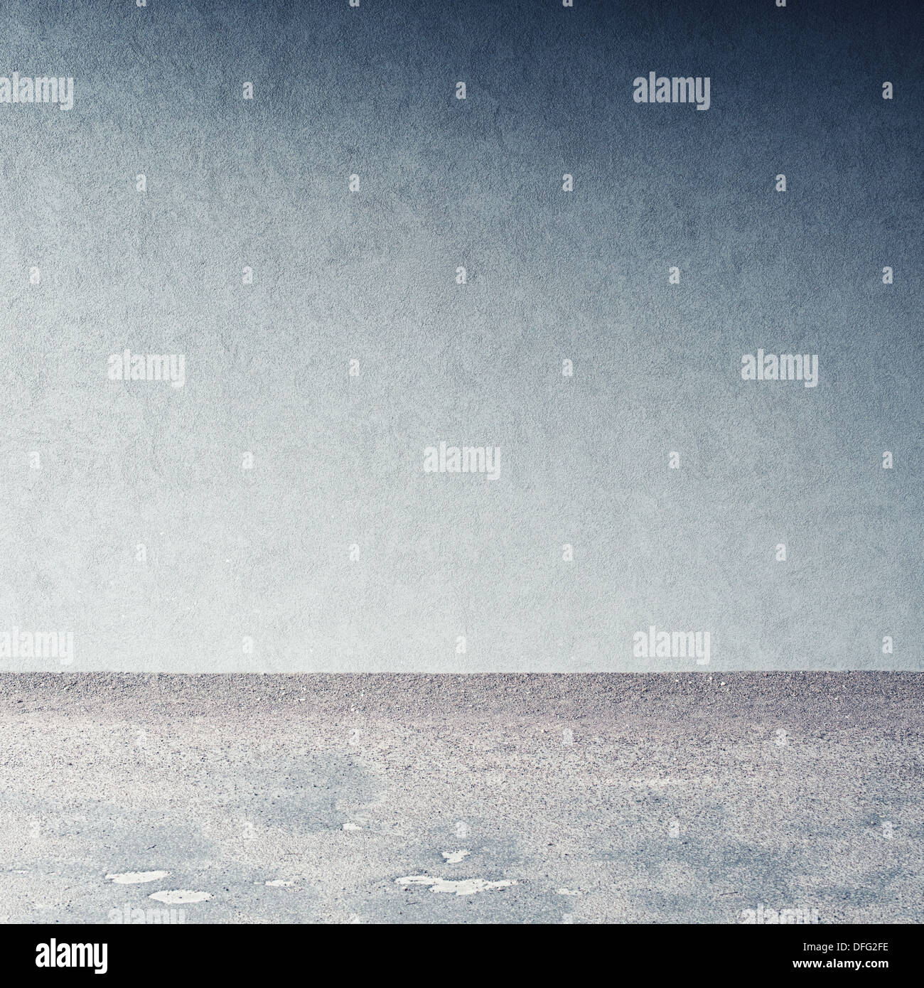 Empty place with ground and wall Stock Photo - Alamy