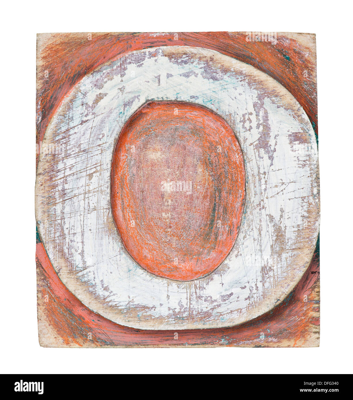 Wooden Block Letter O at Claudia Chase blog