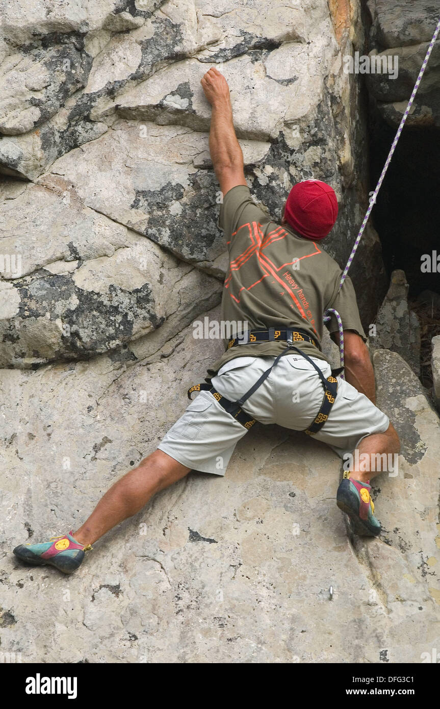Tension climb climber climbing hi-res stock photography and images - Alamy