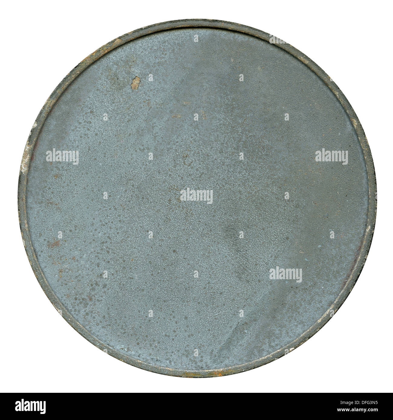 Old round metal plate texture Stock Photo - Alamy