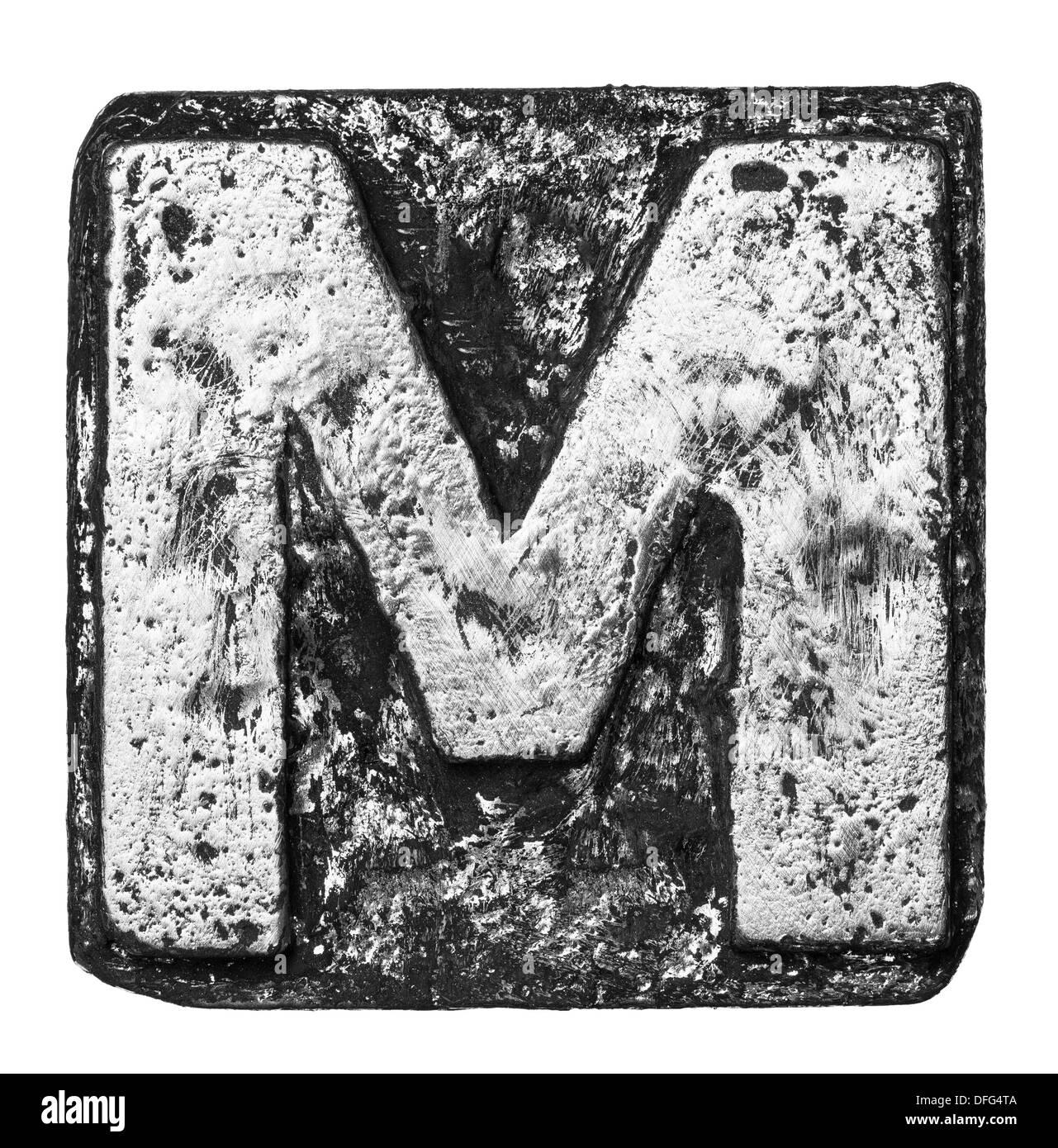 Letter m metal hi-res stock photography and images - Alamy