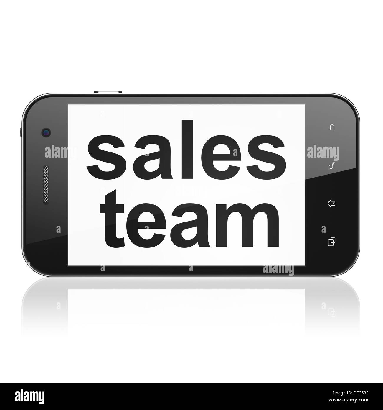 Mobile phone advert Black and White Stock Photos & Images - Alamy