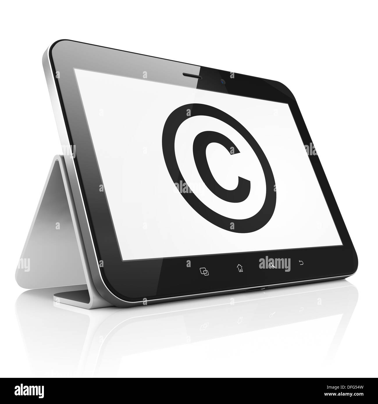 Law concept: Copyright on tablet pc computer Stock Photo - Alamy