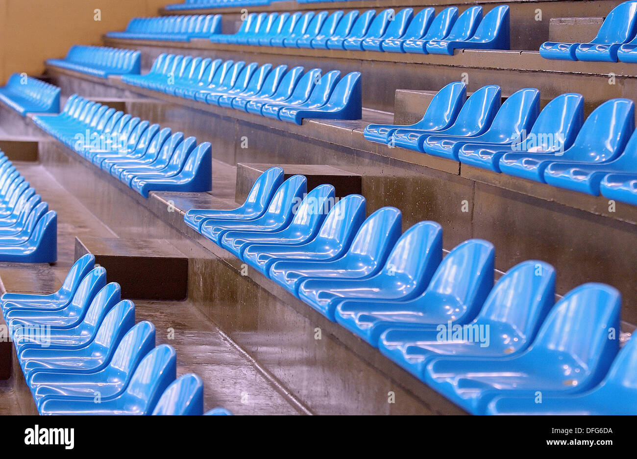 Seats at sports arena Stock Photo - Alamy