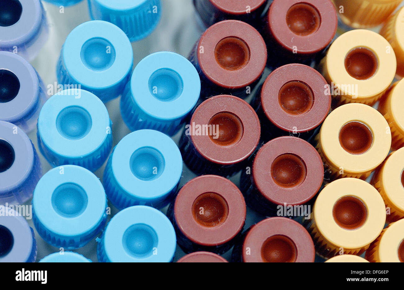 Blood test tubes colourful hi-res stock photography and images - Alamy