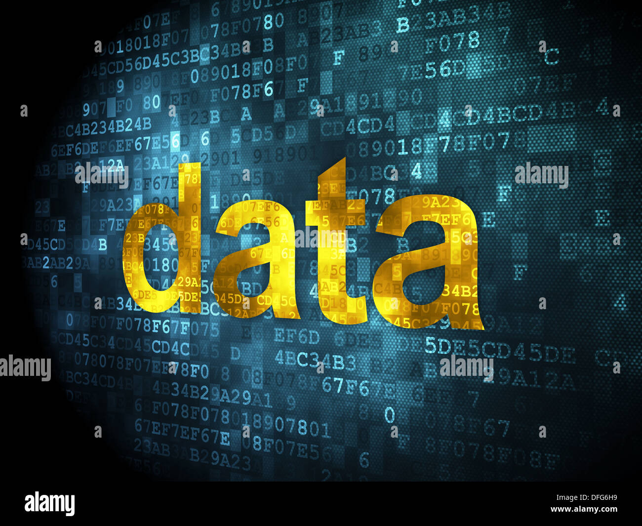 Data concept: Data on digital background Stock Photo - Alamy