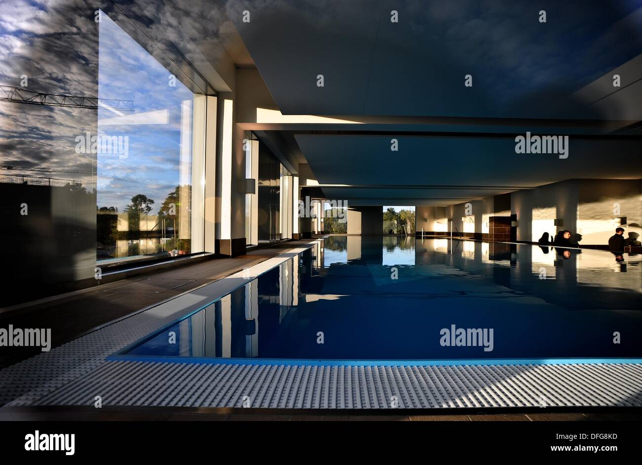 Berlin, Germany. 30th Sep, 2013. The swimming pool in the fitness ...