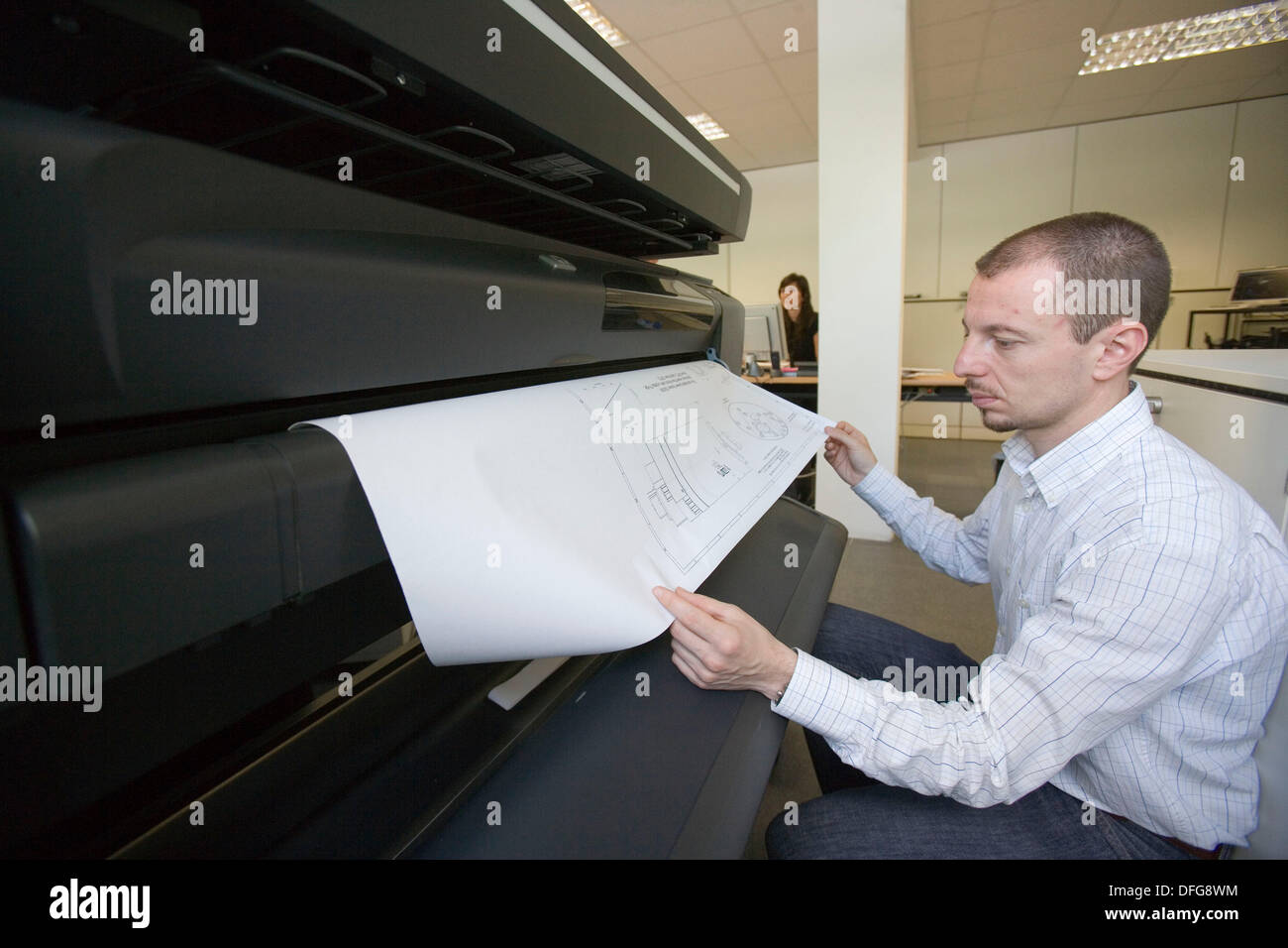 Plotter color hi-res stock photography and images - Alamy