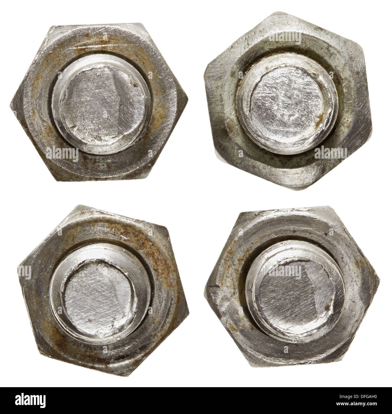 Bolts isolated on white Stock Photo - Alamy