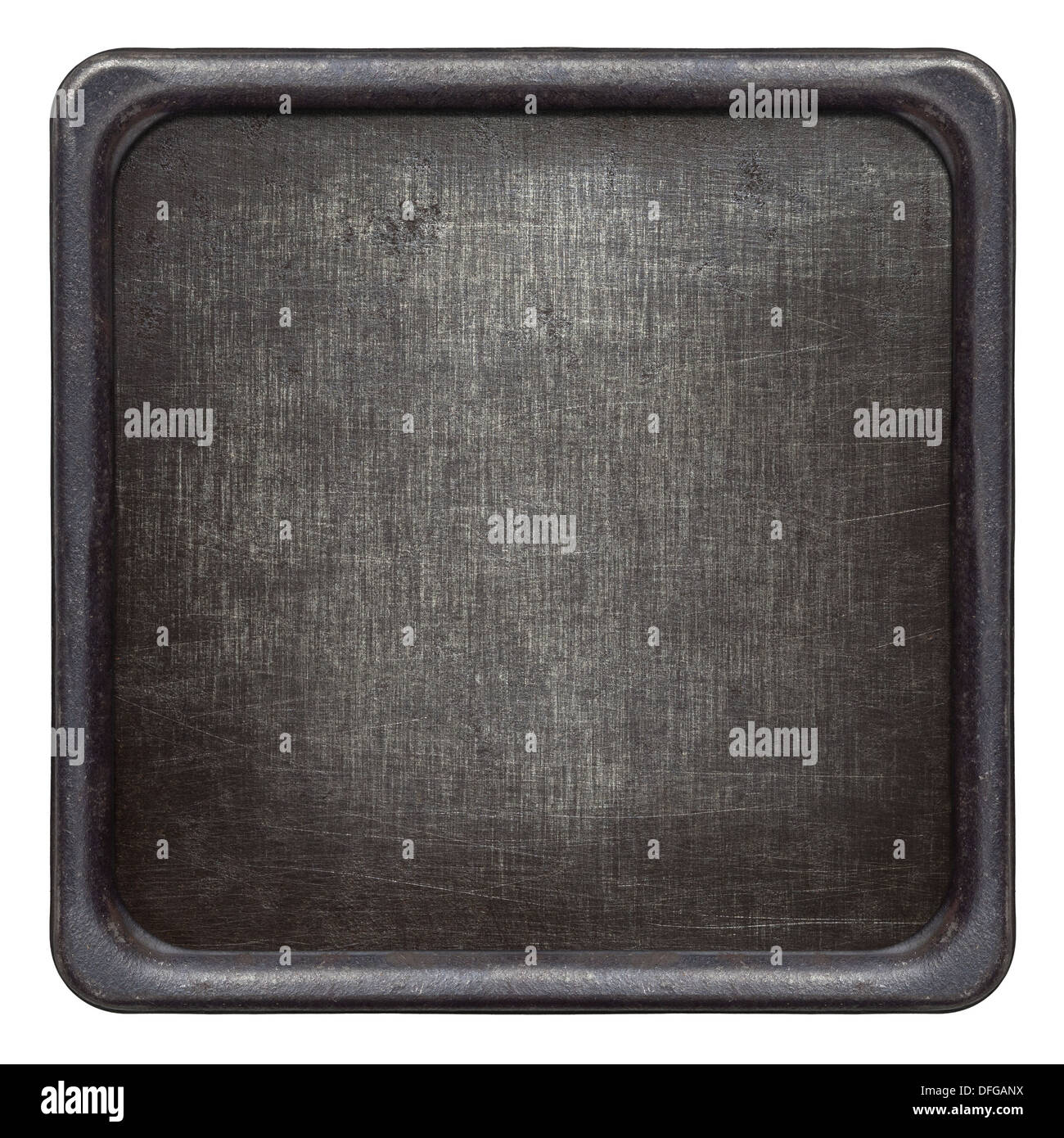 Metal plate texture in a frame Stock Photo - Alamy