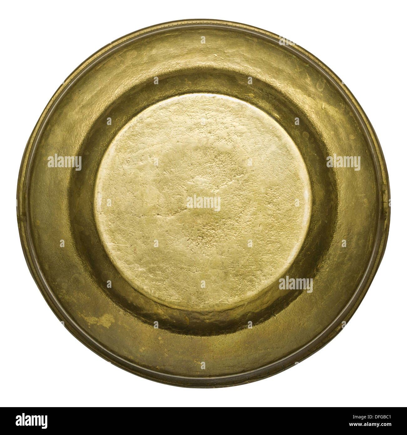 Round brass plate texture, old metal background Stock Photo - Alamy