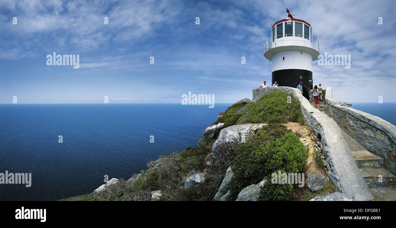 Cape Point Lighthouse at the Cape of Good Hope Nature Reserve Stock ...