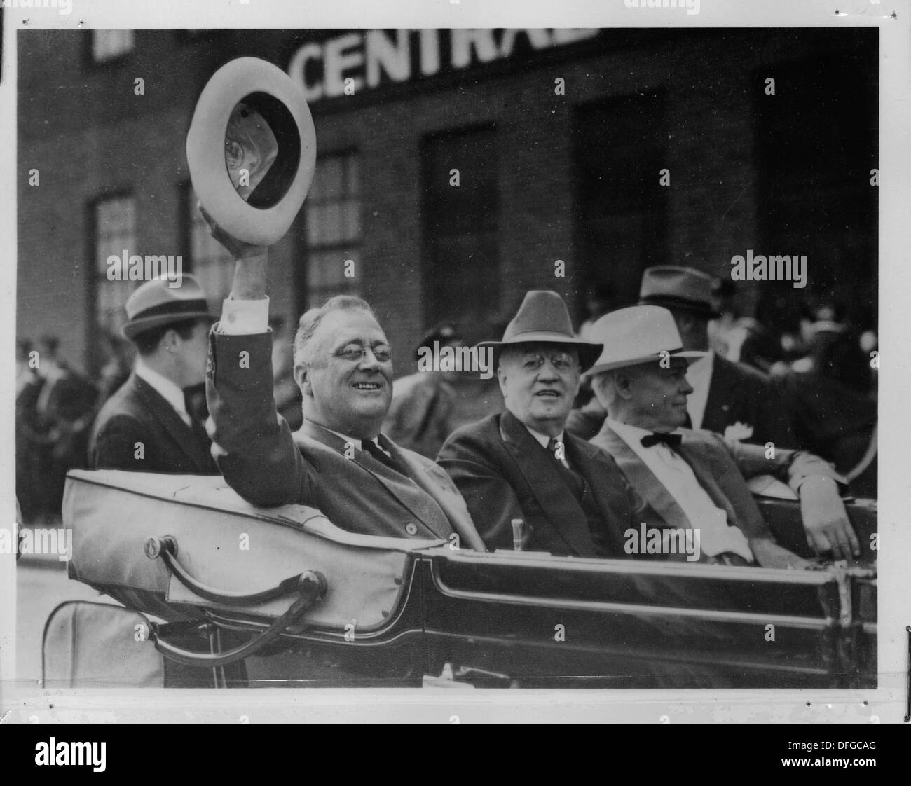 A portrait of Franklin D. Roosevelt, the 32nd president of the United ...