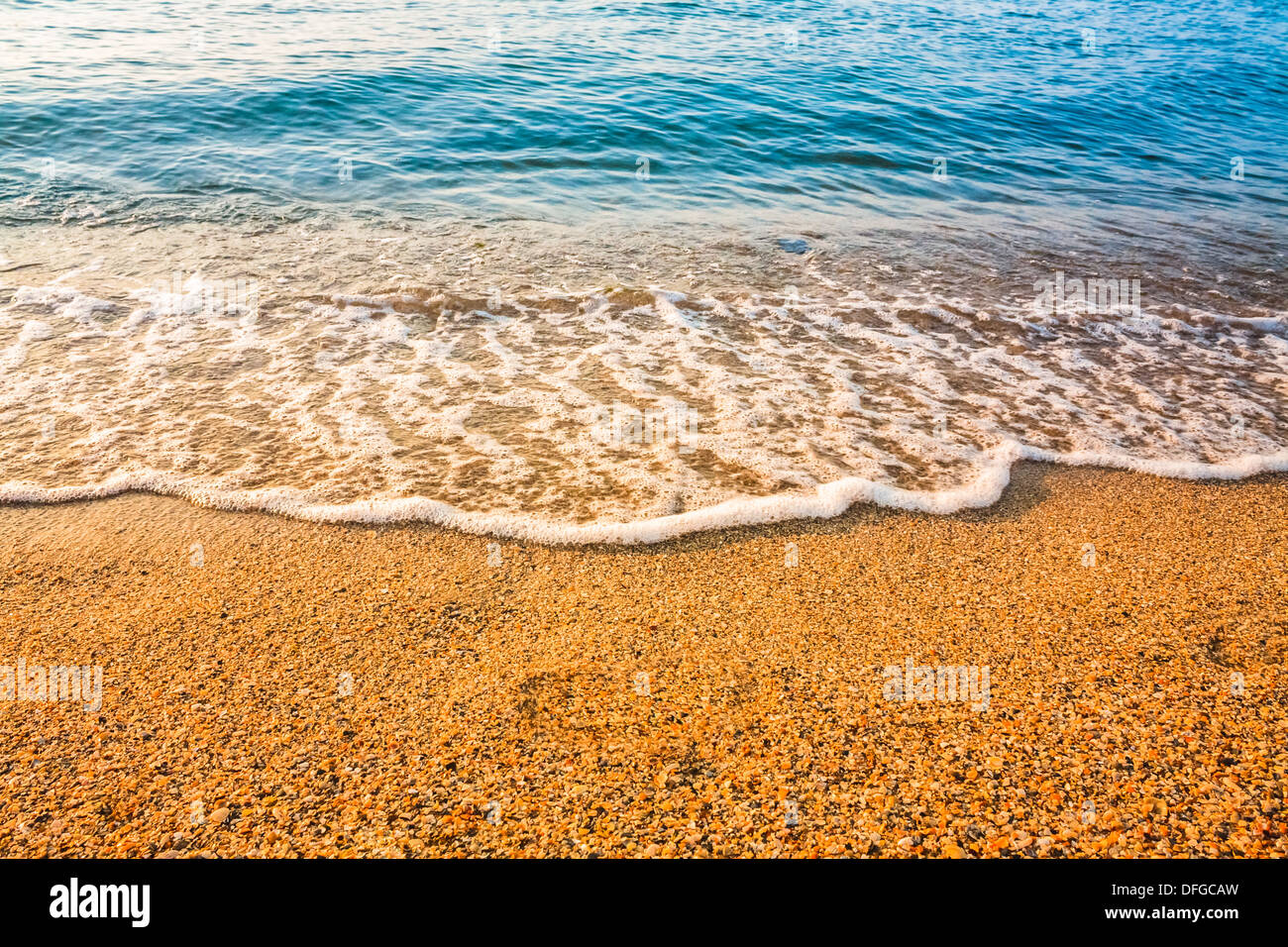 Golden sea wave background hi-res stock photography and images - Alamy