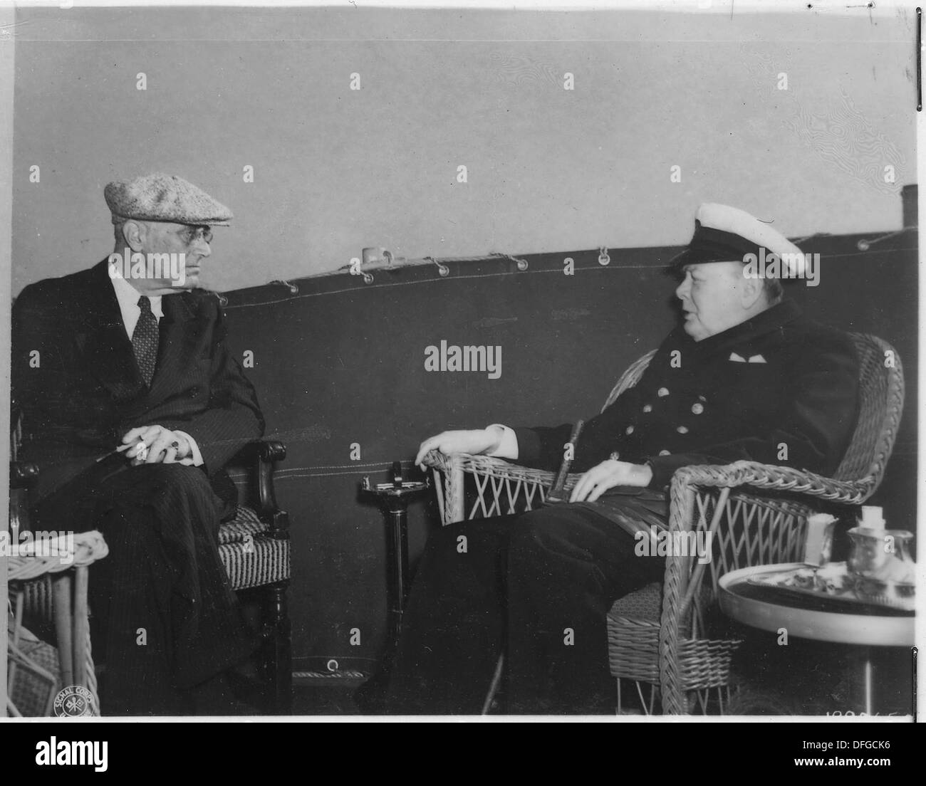 Franklin D. Roosevelt and Churchill in Malta 196998 Stock Photo - Alamy