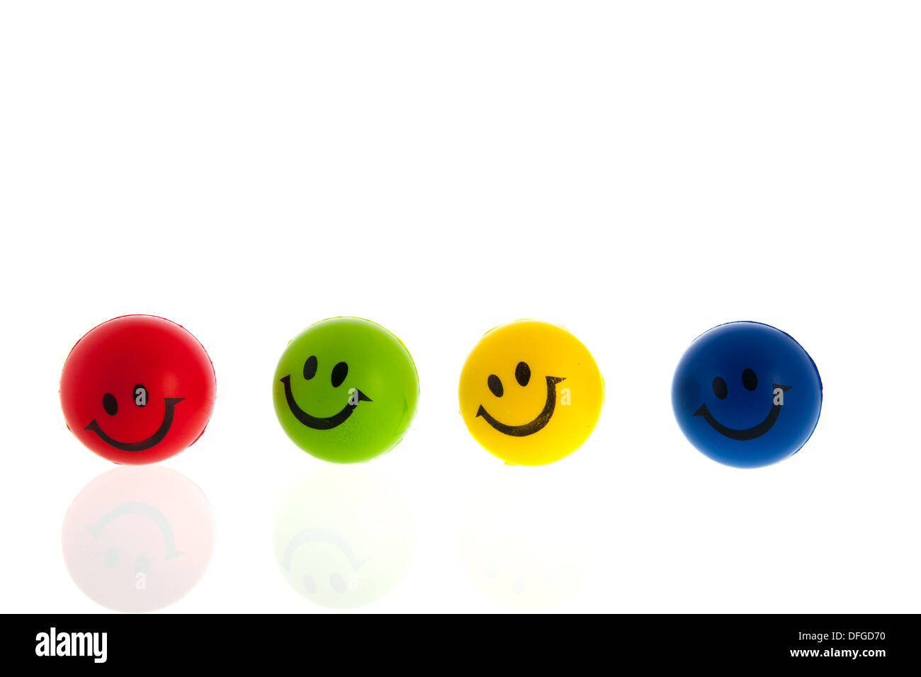 happy balls with smiling faces Stock Photo - Alamy