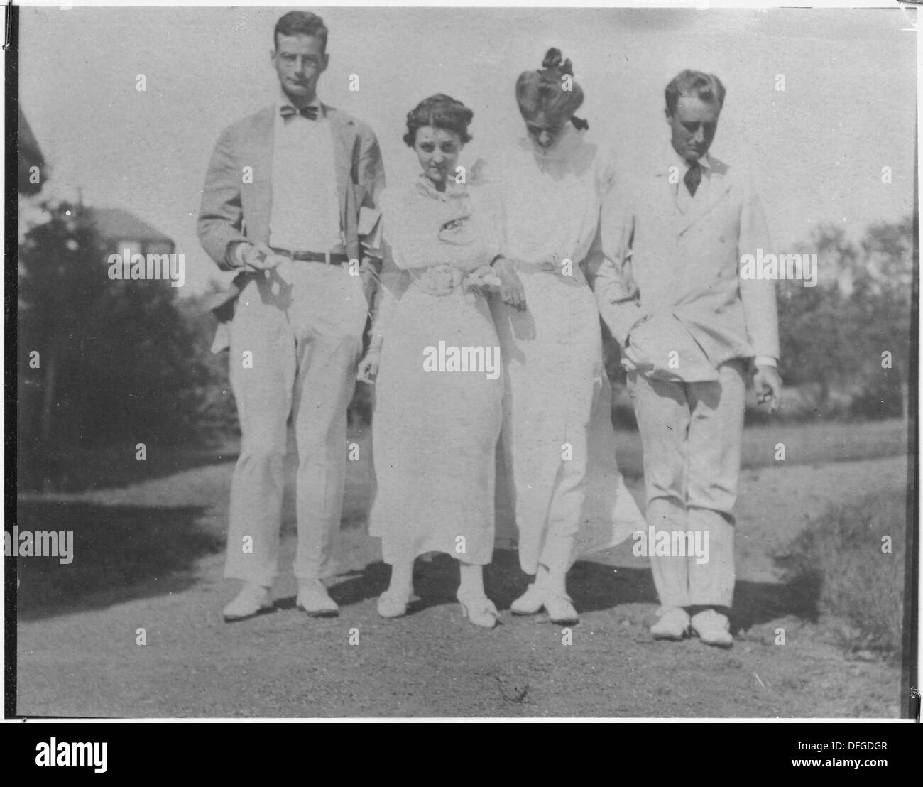 A photograph from 1966 showing Franklin D. Roosevelt and Eleanor ...