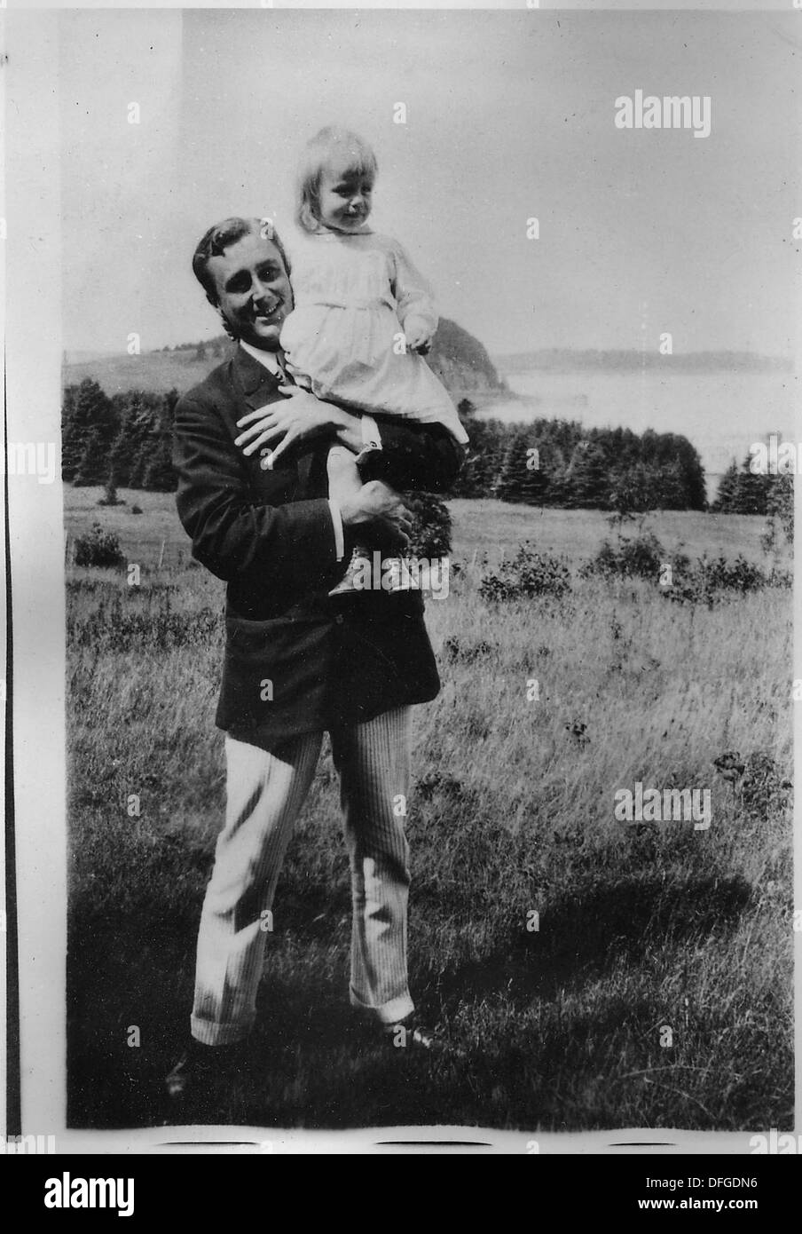 Franklin D. Roosevelt and his son Elliott are pictured together at ...