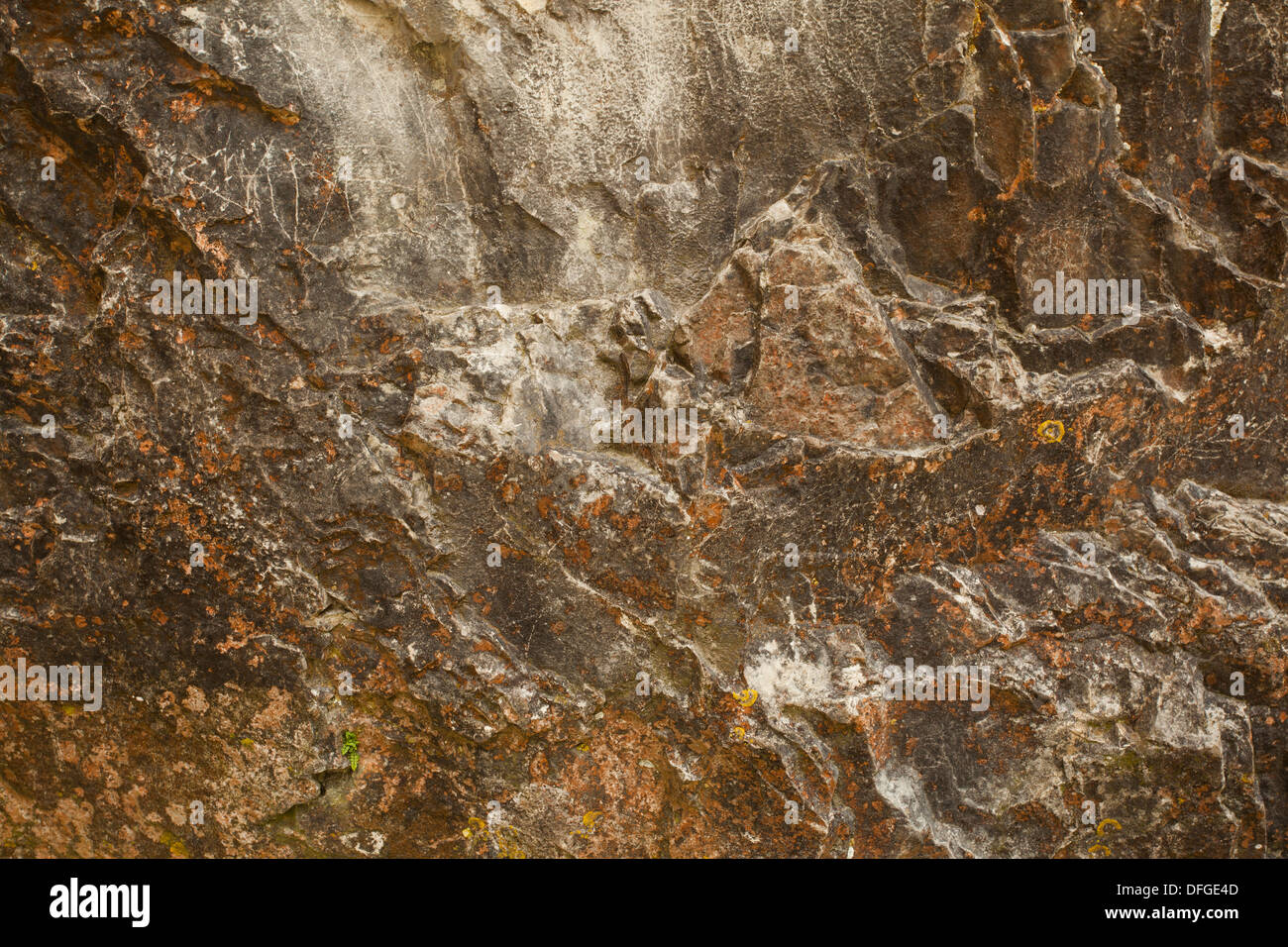 Iron ore in rock Stock Photo - Alamy