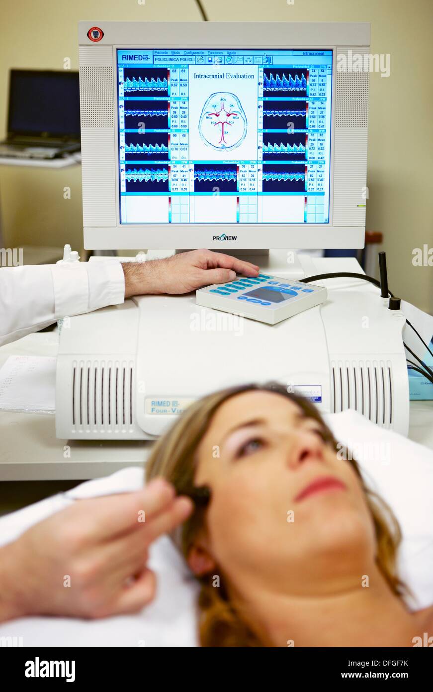 Transcranial Doppler Equipment