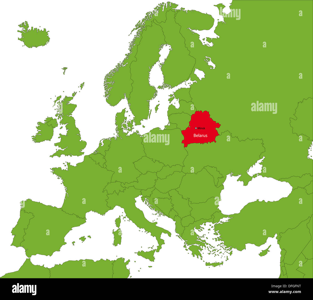 Map of hrodna hi-res stock photography and images - Alamy