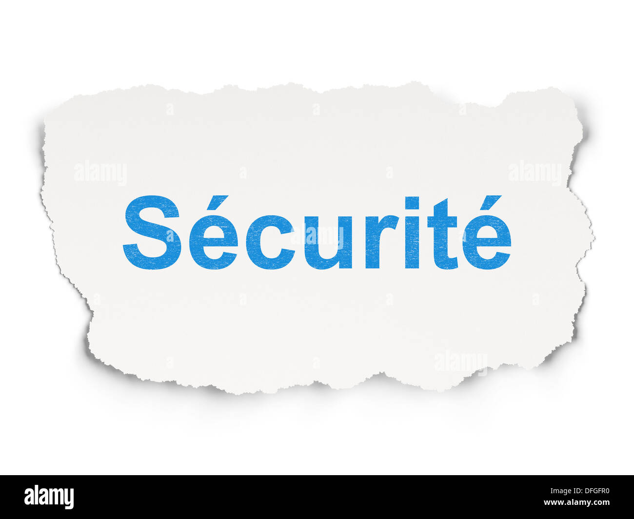 Security concept: Securite(french) on Paper background Stock Photo - Alamy