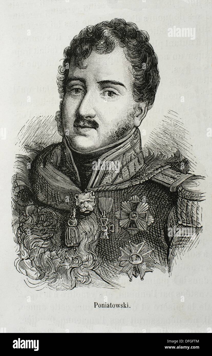 France, Poland-History-19th Century - Prince Józef Antoni Poniatowski ...