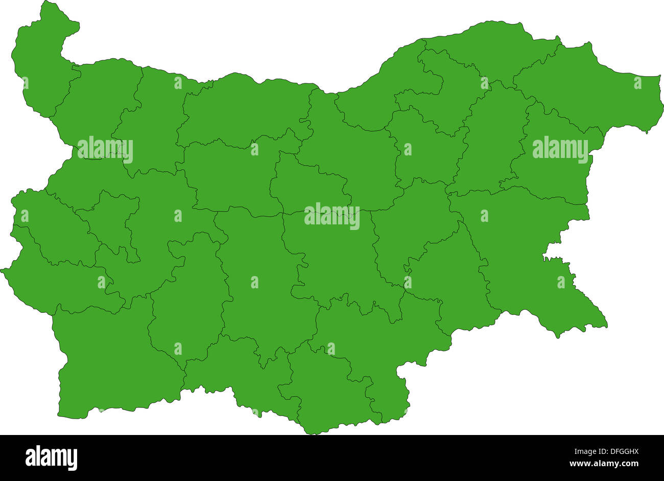 Bulgaria political map administrative hi-res stock photography and ...