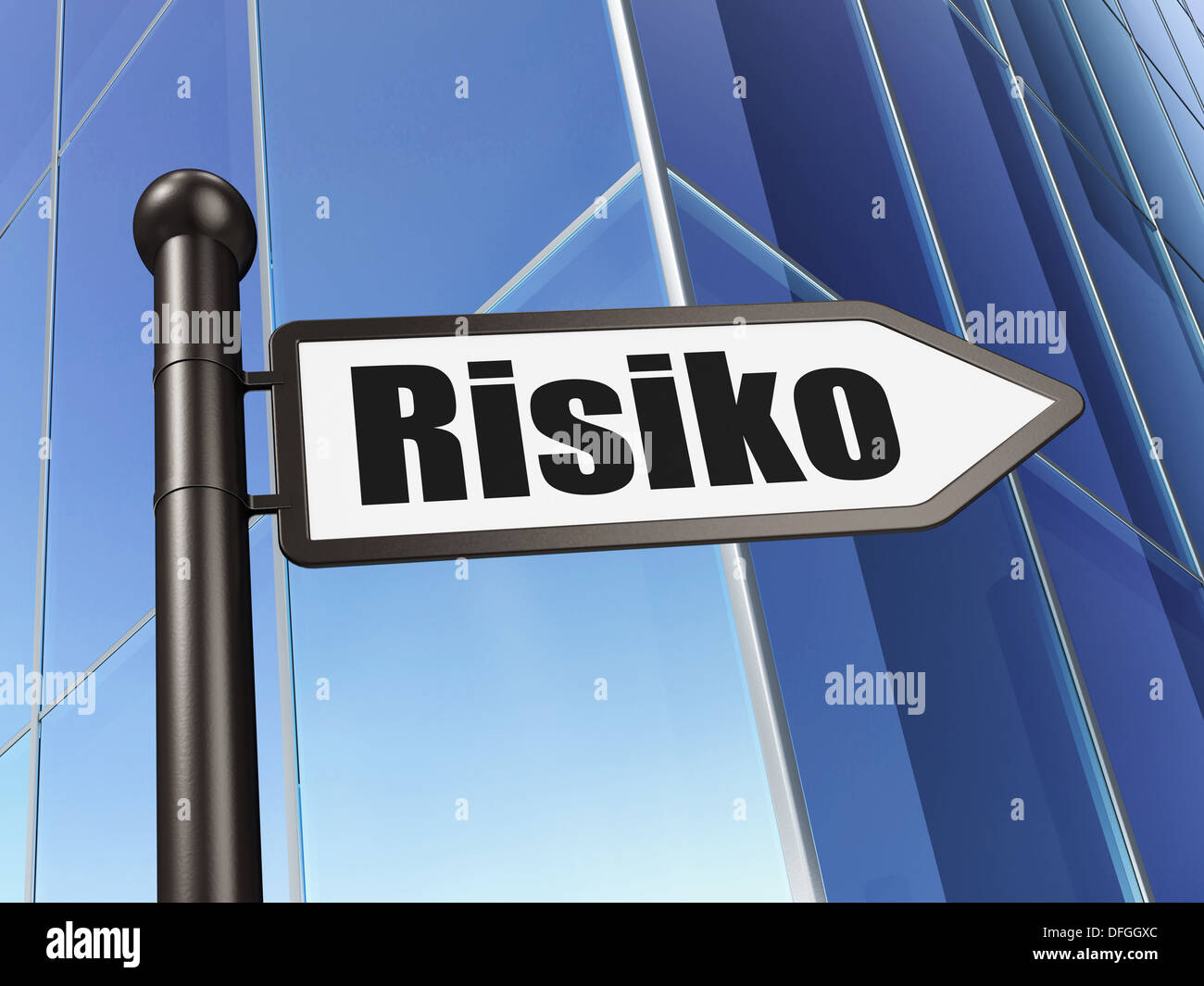 Business concept: Risiko(german) on Building background Stock Photo - Alamy
