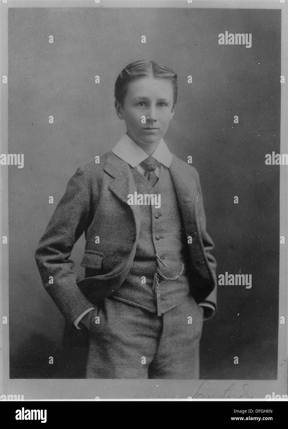 Franklin d roosevelt childhood hi-res stock photography and images - Alamy