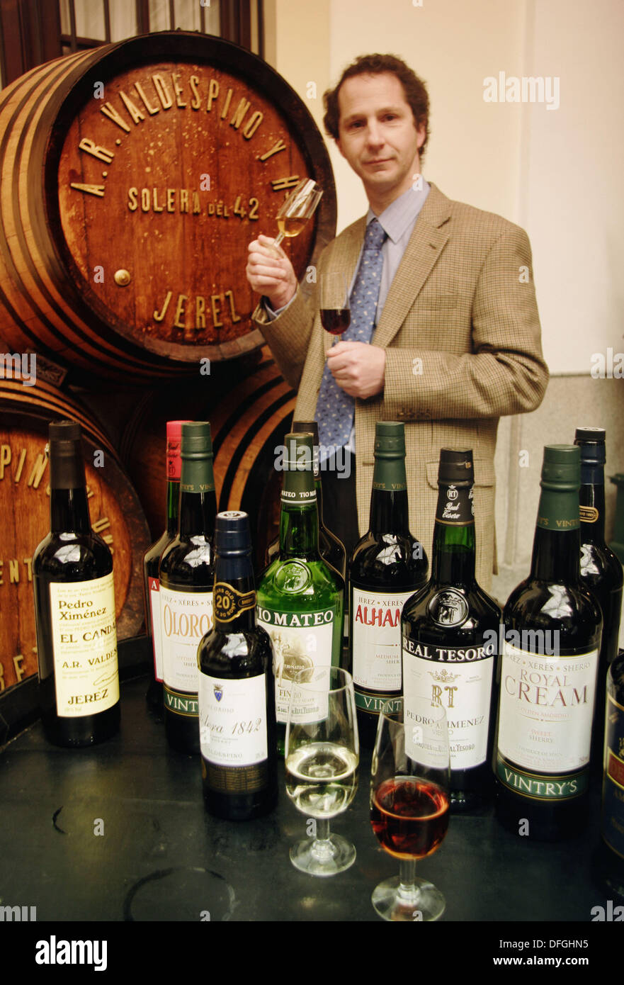 Jerez sherry spain tasting hi-res stock photography and images - Alamy