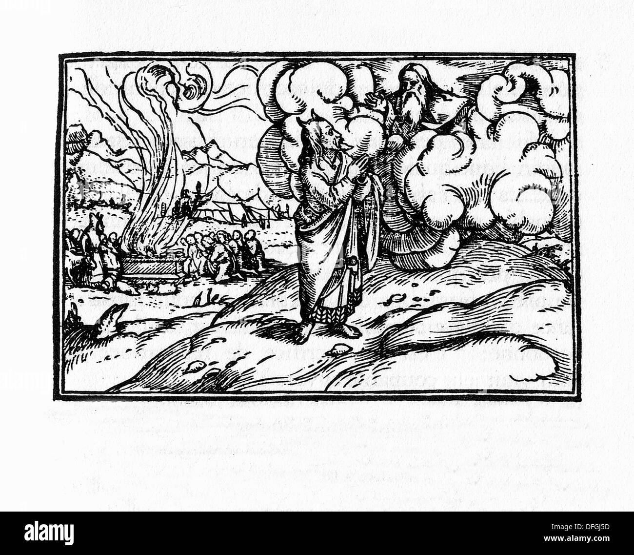 Moses talks to god hi-res stock photography and images - Alamy