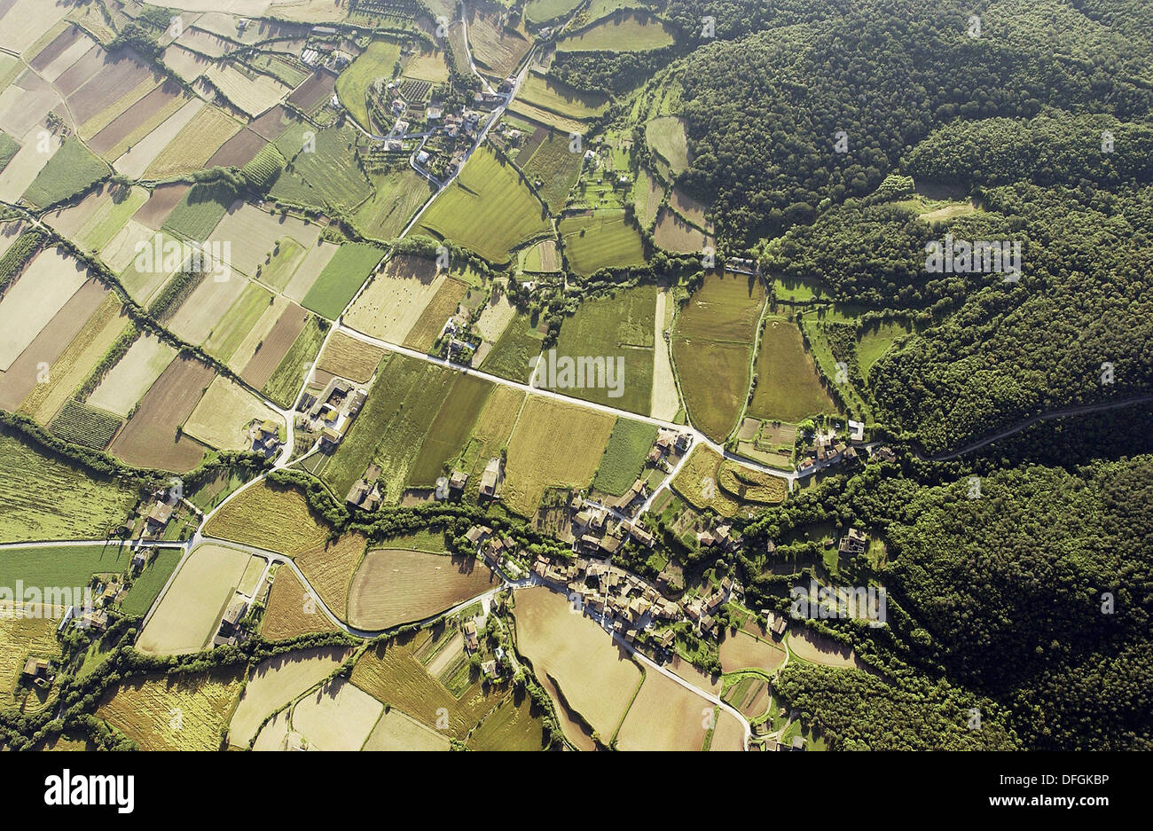 Aerial view girona province hi-res stock photography and images - Alamy