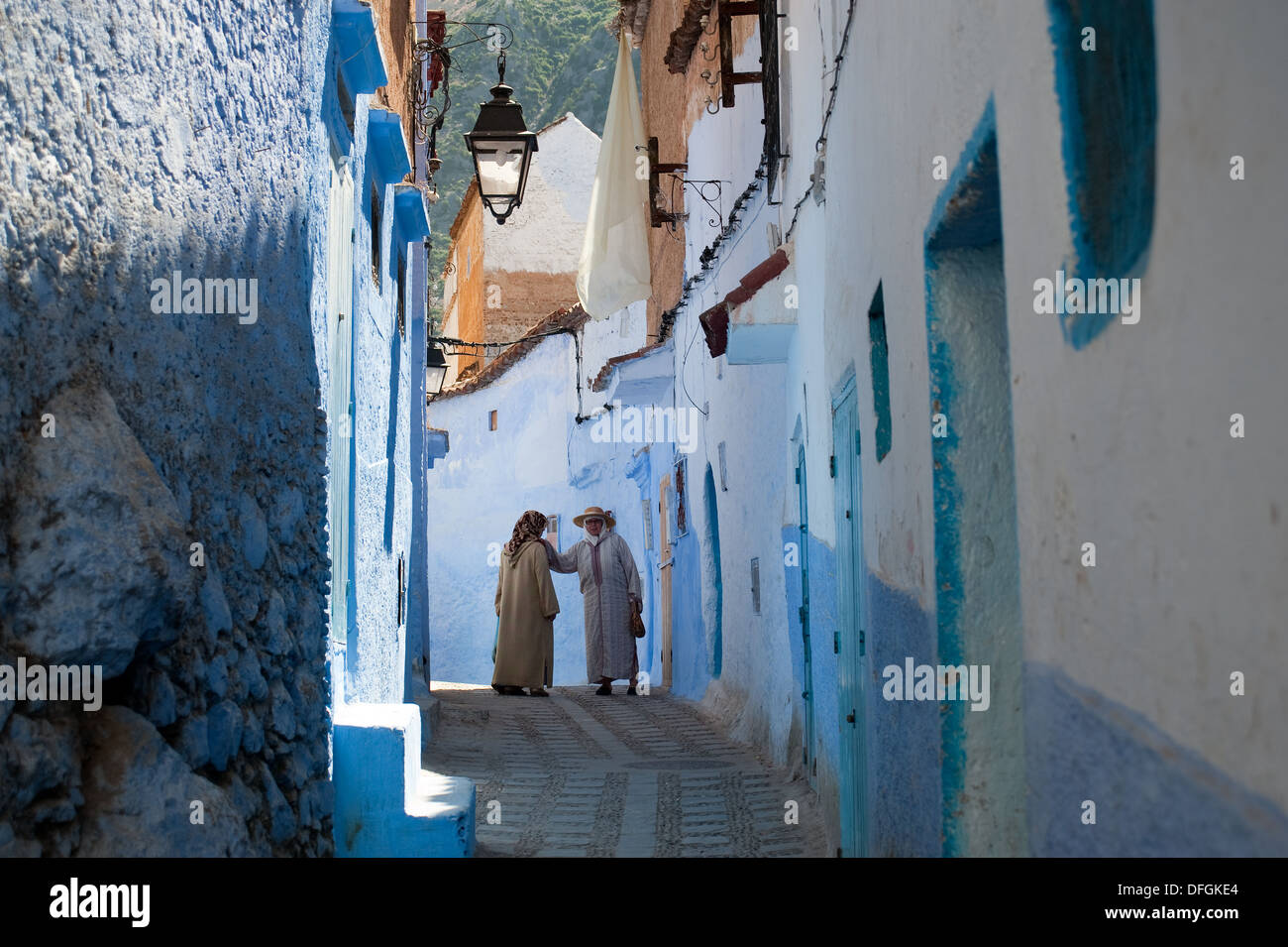 Street of the "medina" ( old town) ( Morocco Stock Photo - Alamy