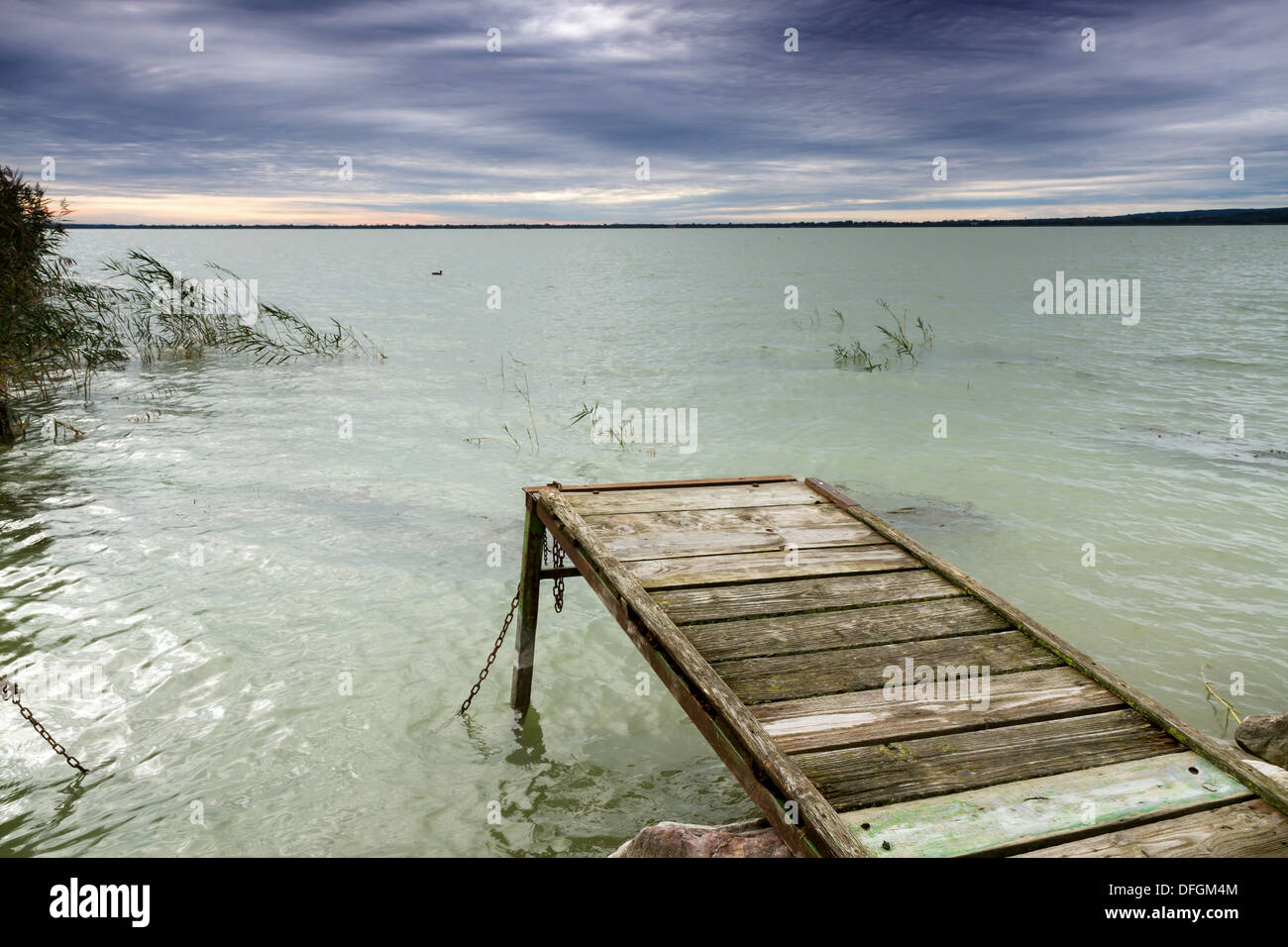 Ominous clouds over lake hi-res stock photography and images - Alamy