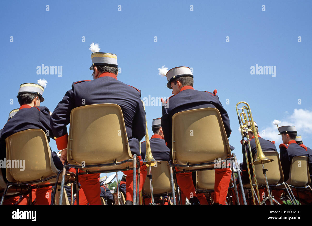 Trombone brass costume musician hi-res stock photography and images - Alamy