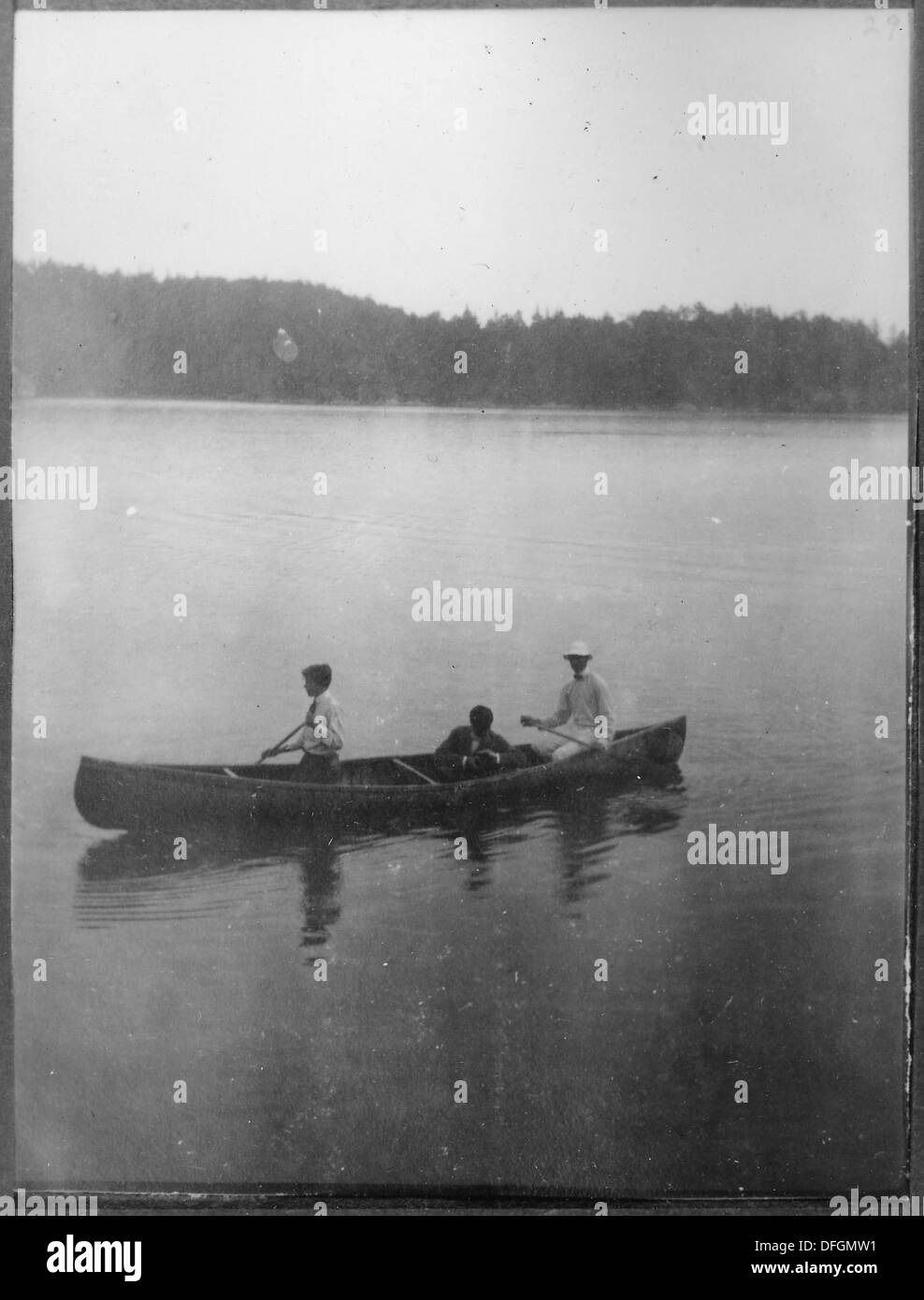 Franklin D. Roosevelt is pictured with Hall Roosevelt and Cousin Henry ...