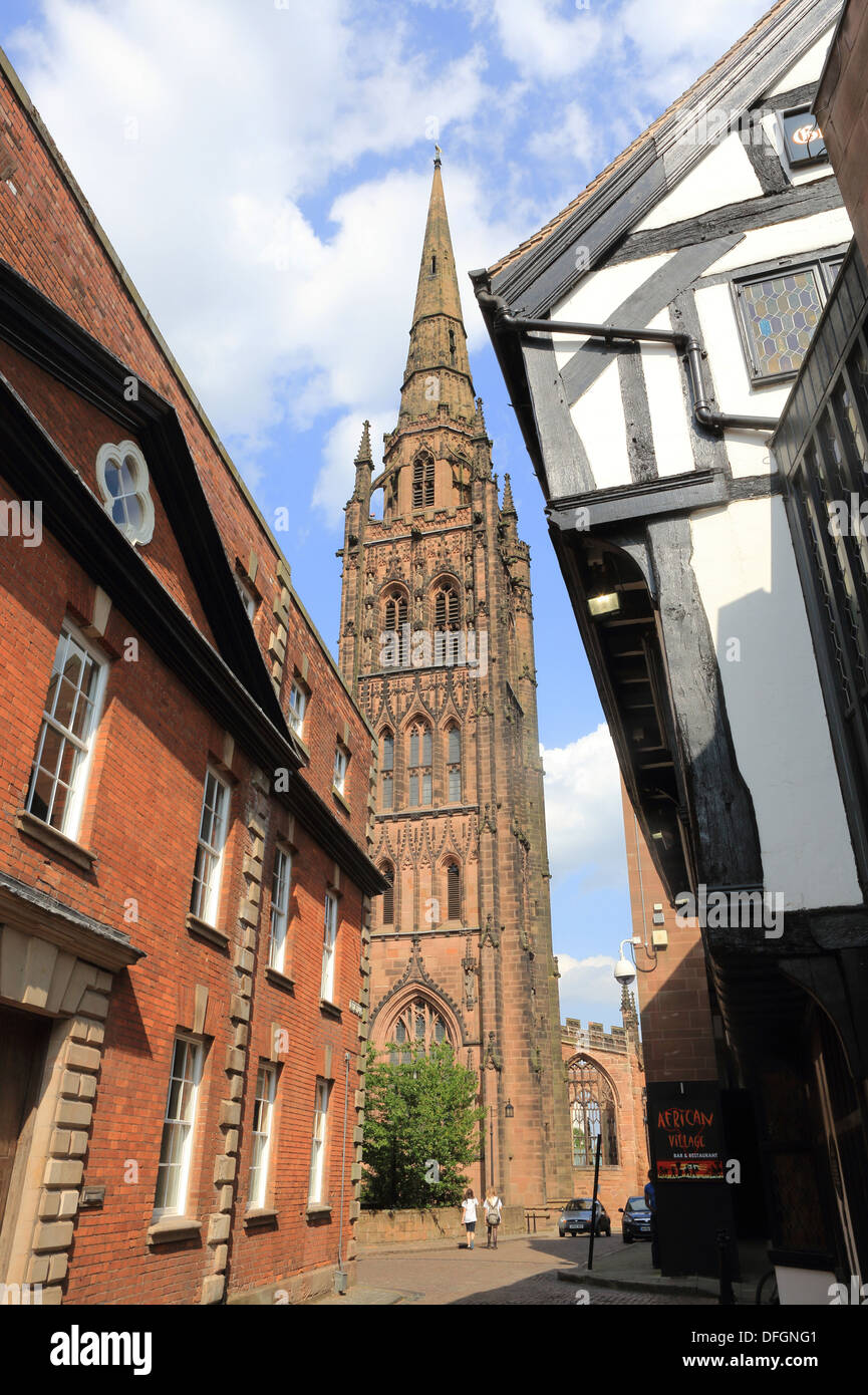On the City Trail in medieval Coventry, on Hay Lane, the oldest pub ...