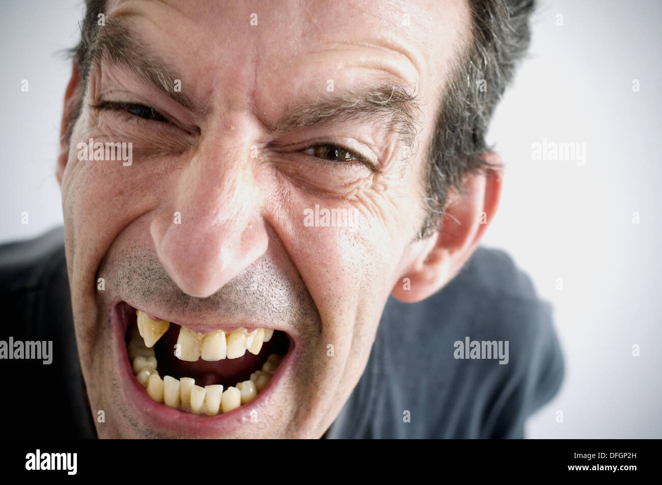 Toothless Mad High Resolution Stock Photography and Images - Alamy