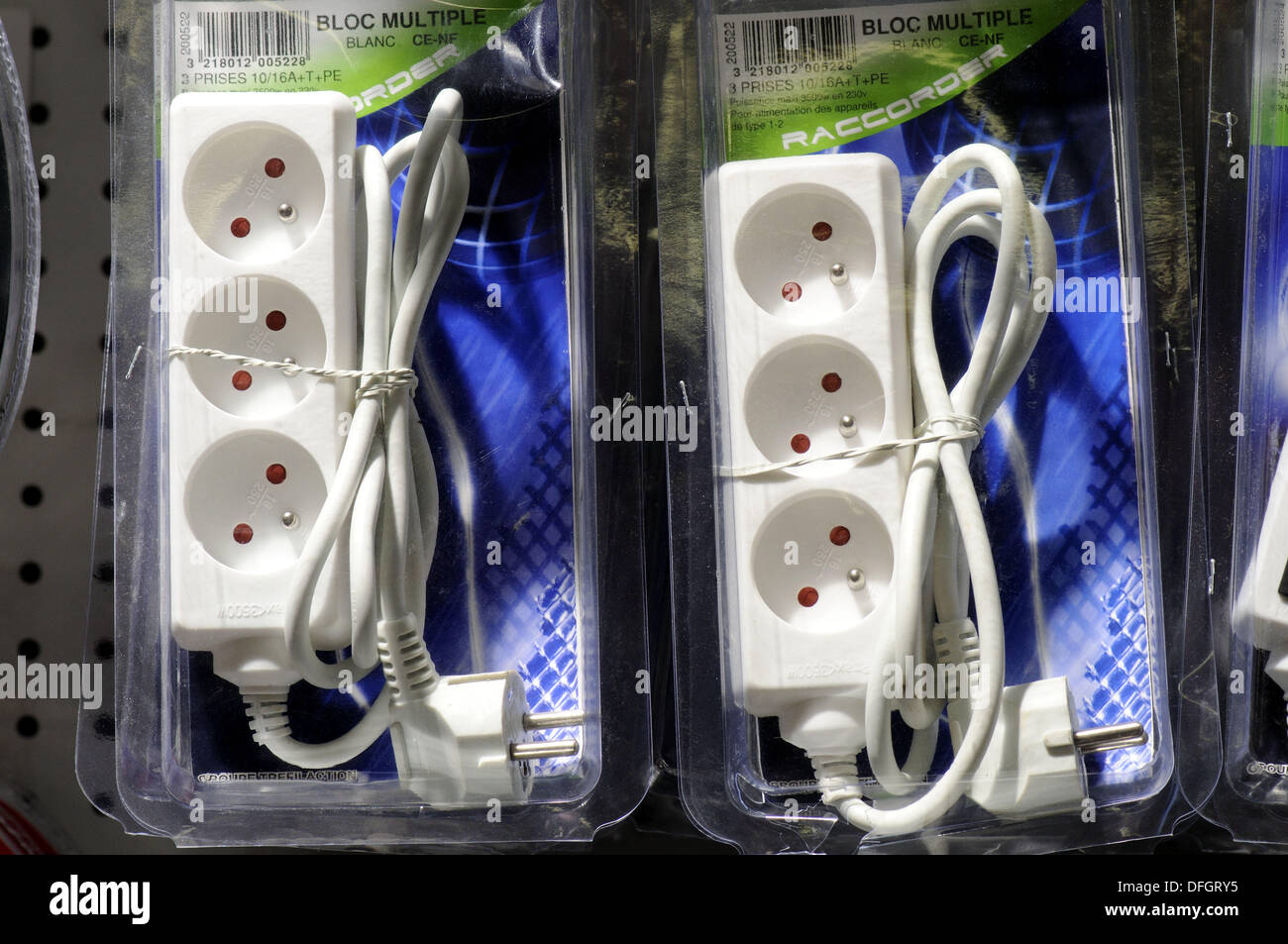 Hanging power sockets hi-res stock photography and images - Alamy
