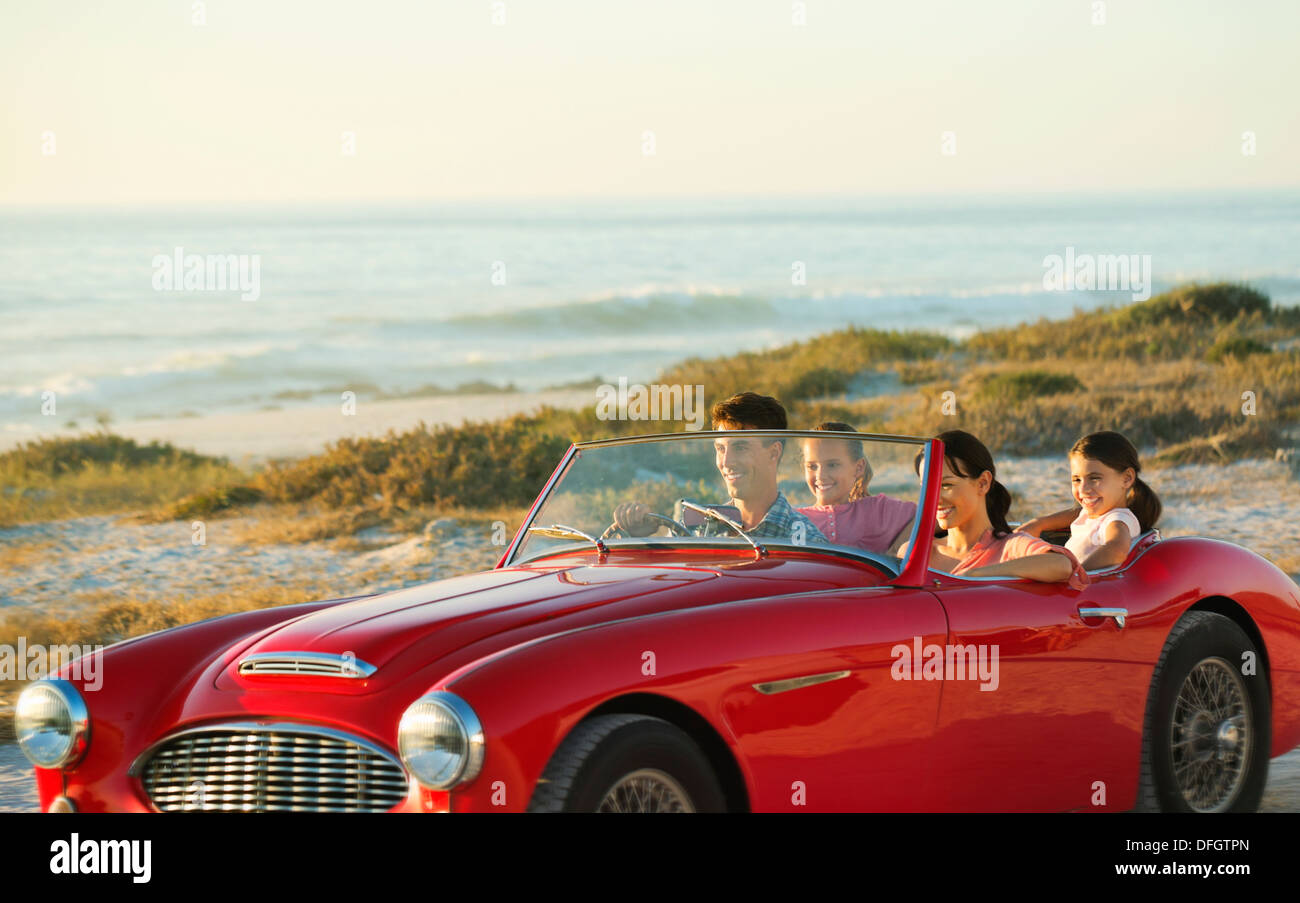Female child convertible car hi-res stock photography and images - Alamy