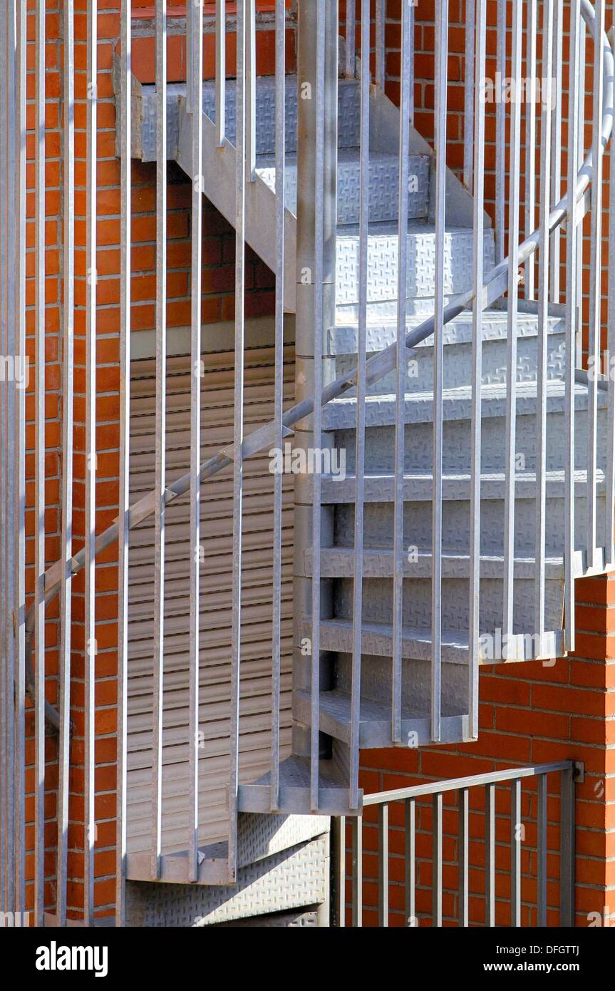 Barcelona spain spiral stair hi-res stock photography and images - Alamy