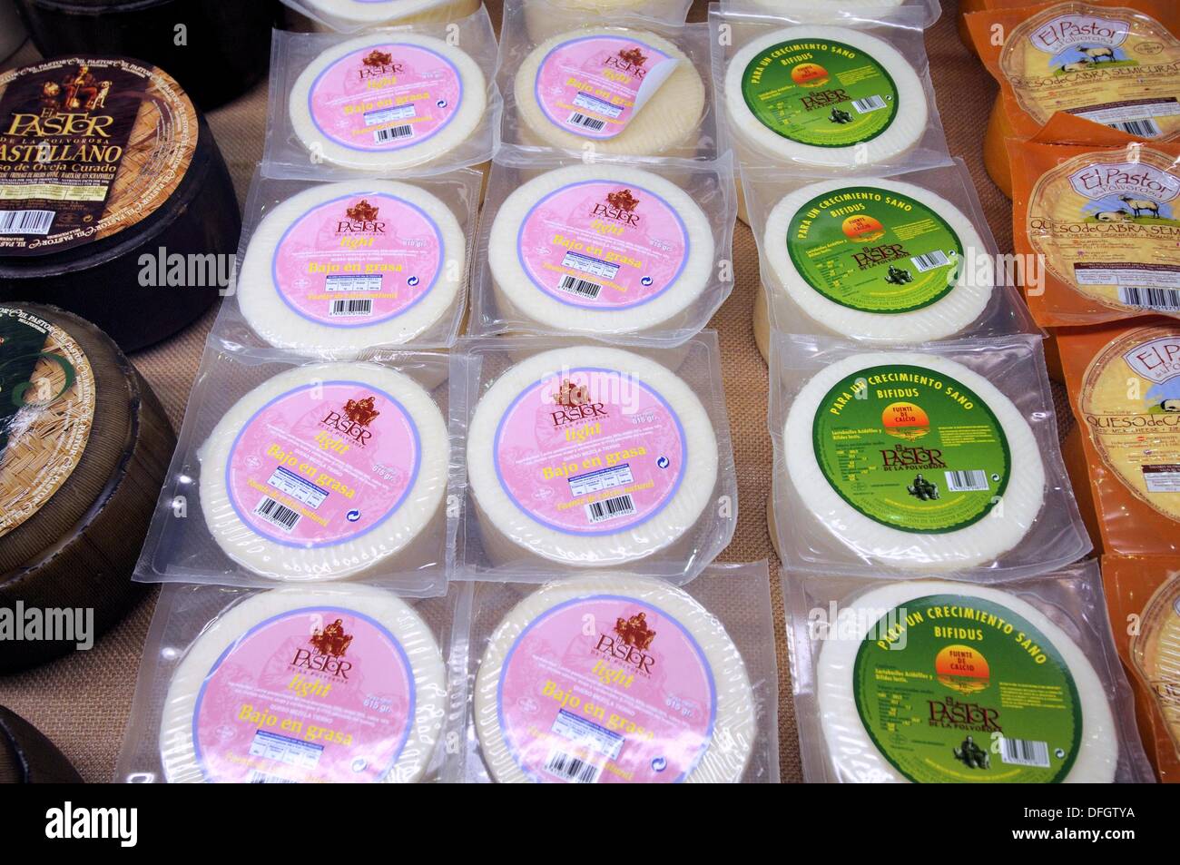 Cheese packing line hi-res stock photography and images - Alamy