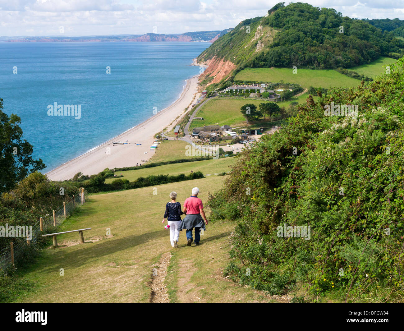 Branscombe beach hi-res stock photography and images - Alamy