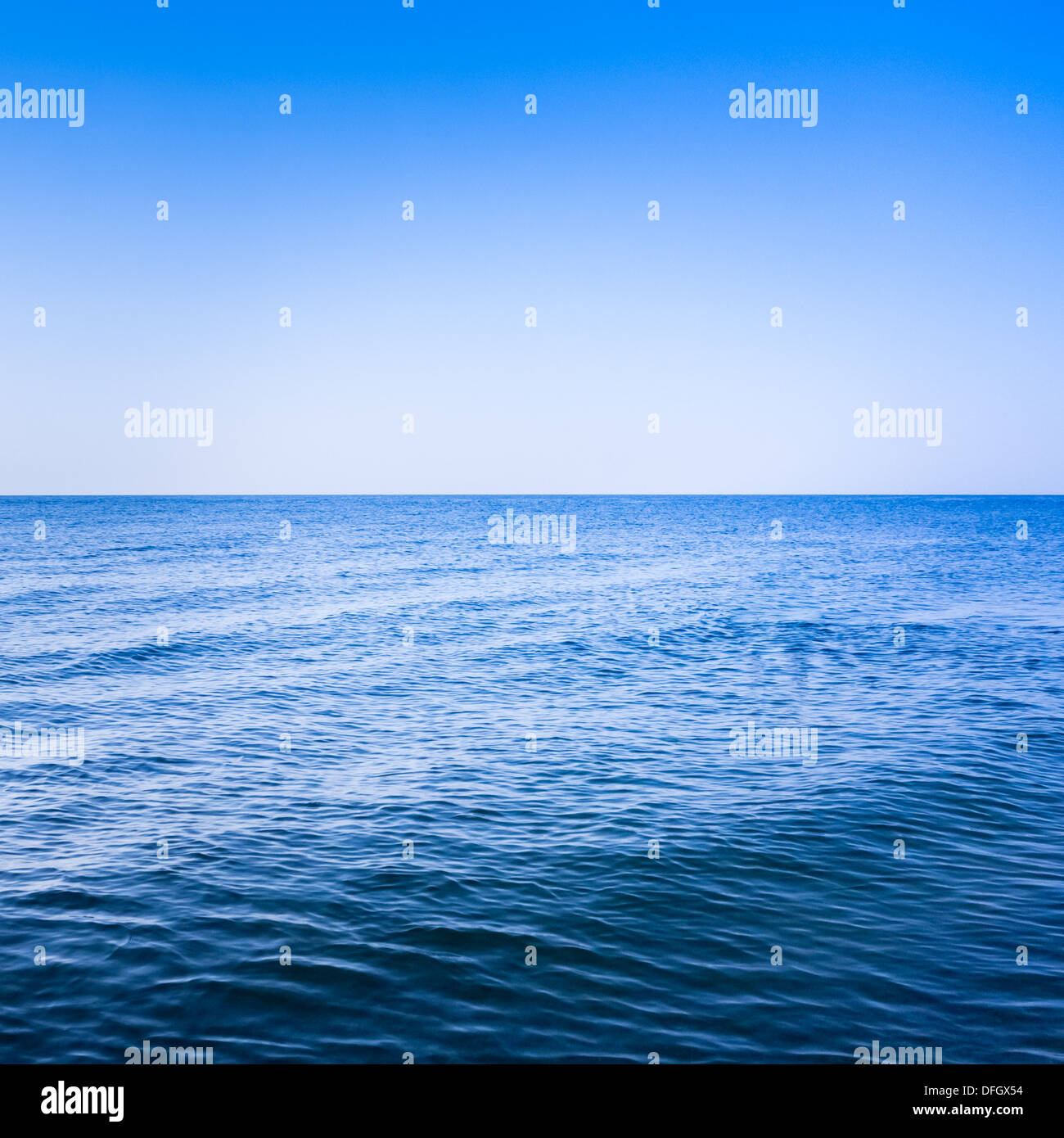 Calm sea clear blue sky calm hi-res stock photography and images - Alamy