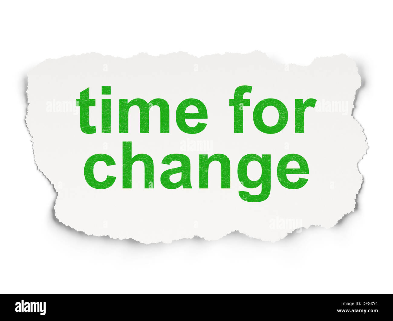 Time concept: Time for Change on Paper background Stock Photo - Alamy